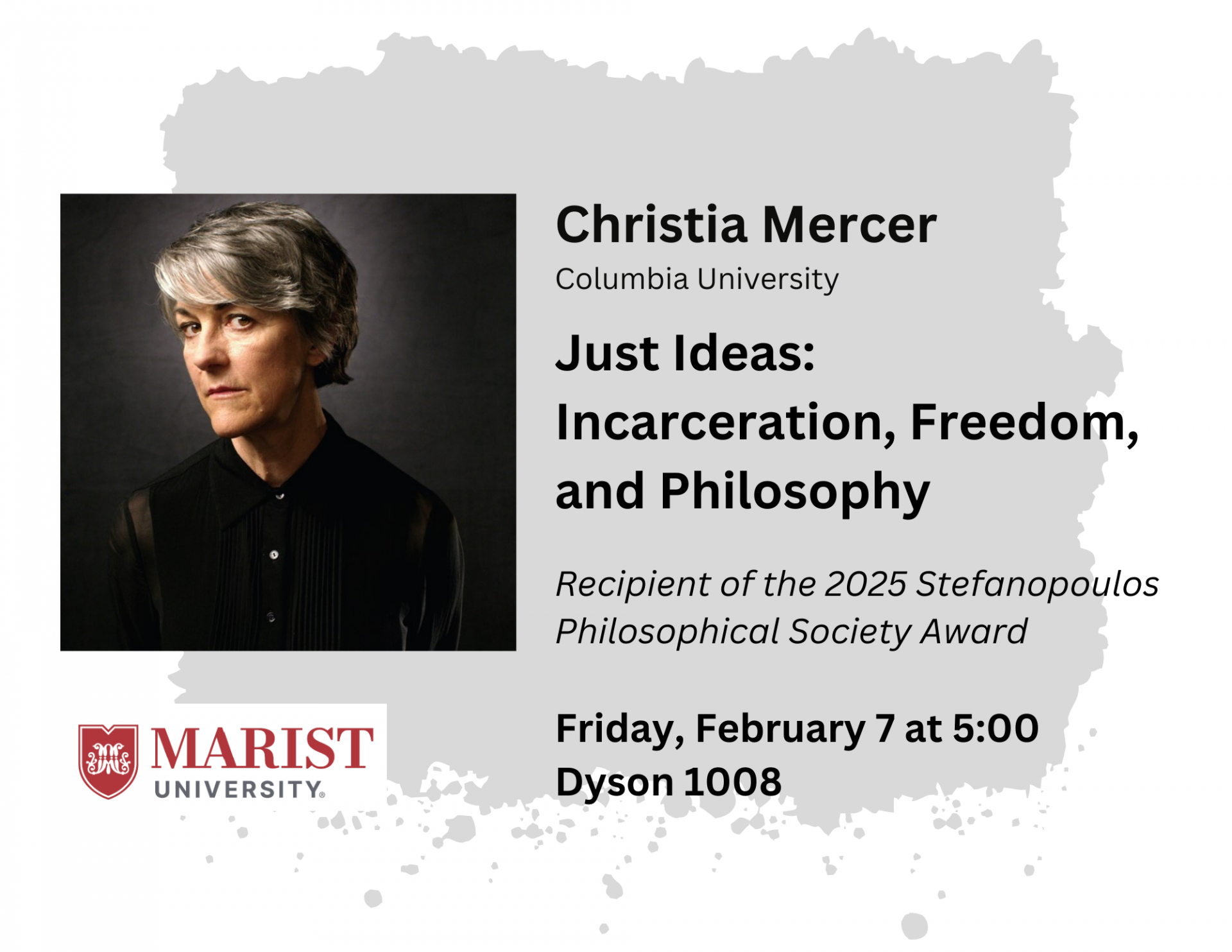 Professor Christia Mercer receives the 2025 Stefanopoulos Philosophical ...